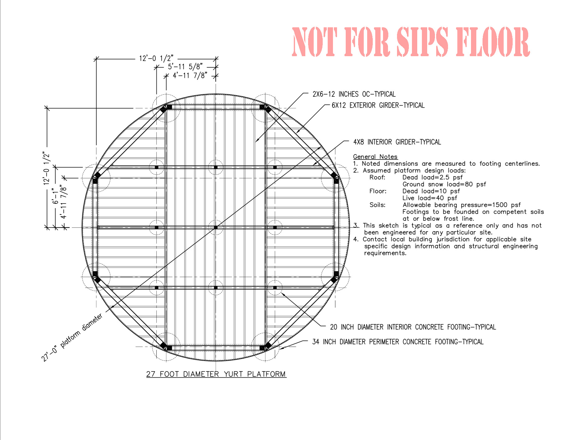 How To Build A Yurt Platform - Yurt Platform Plans - Shelter Designs